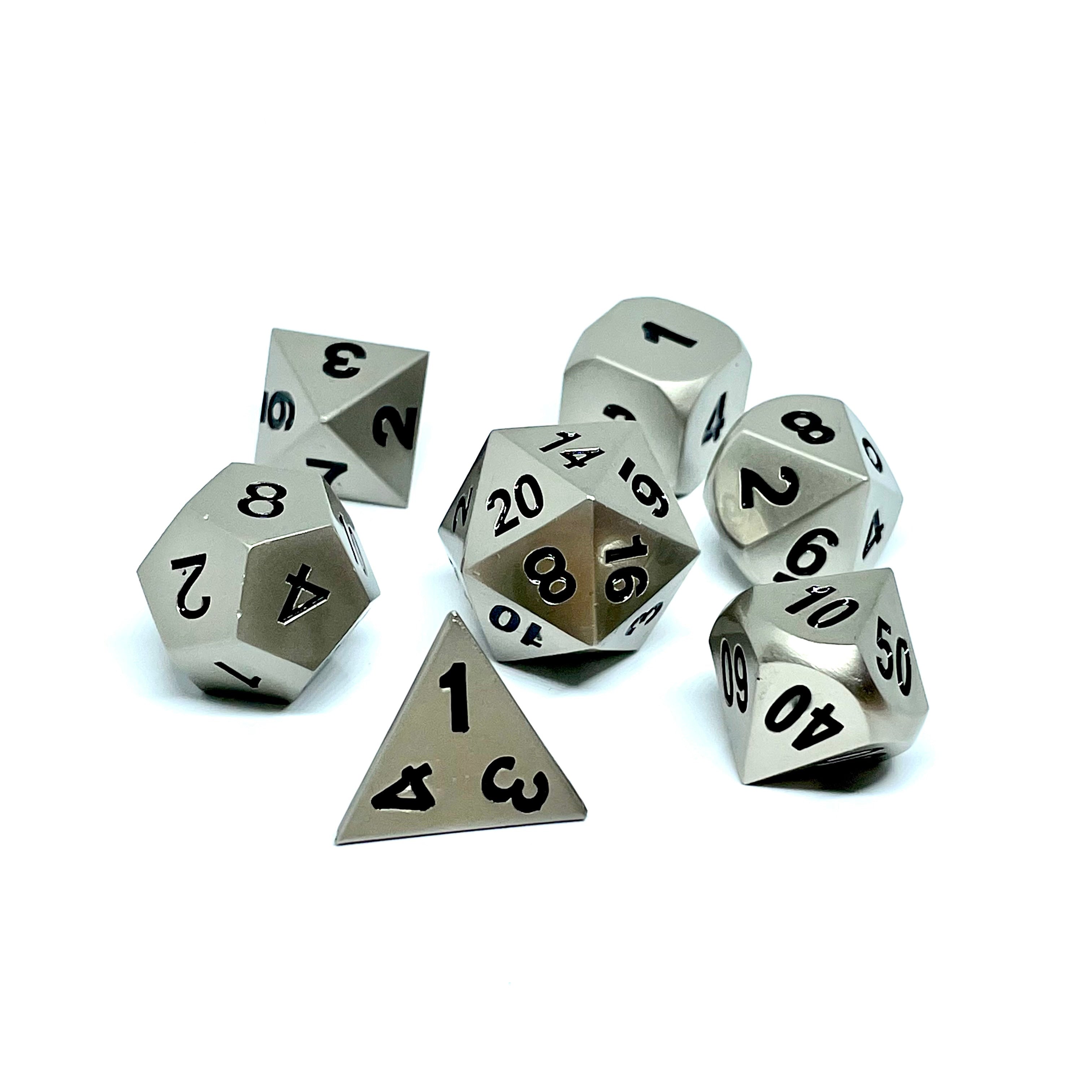 Metal DnD Dice Set - Immovable Rod – The Travelling Merchant