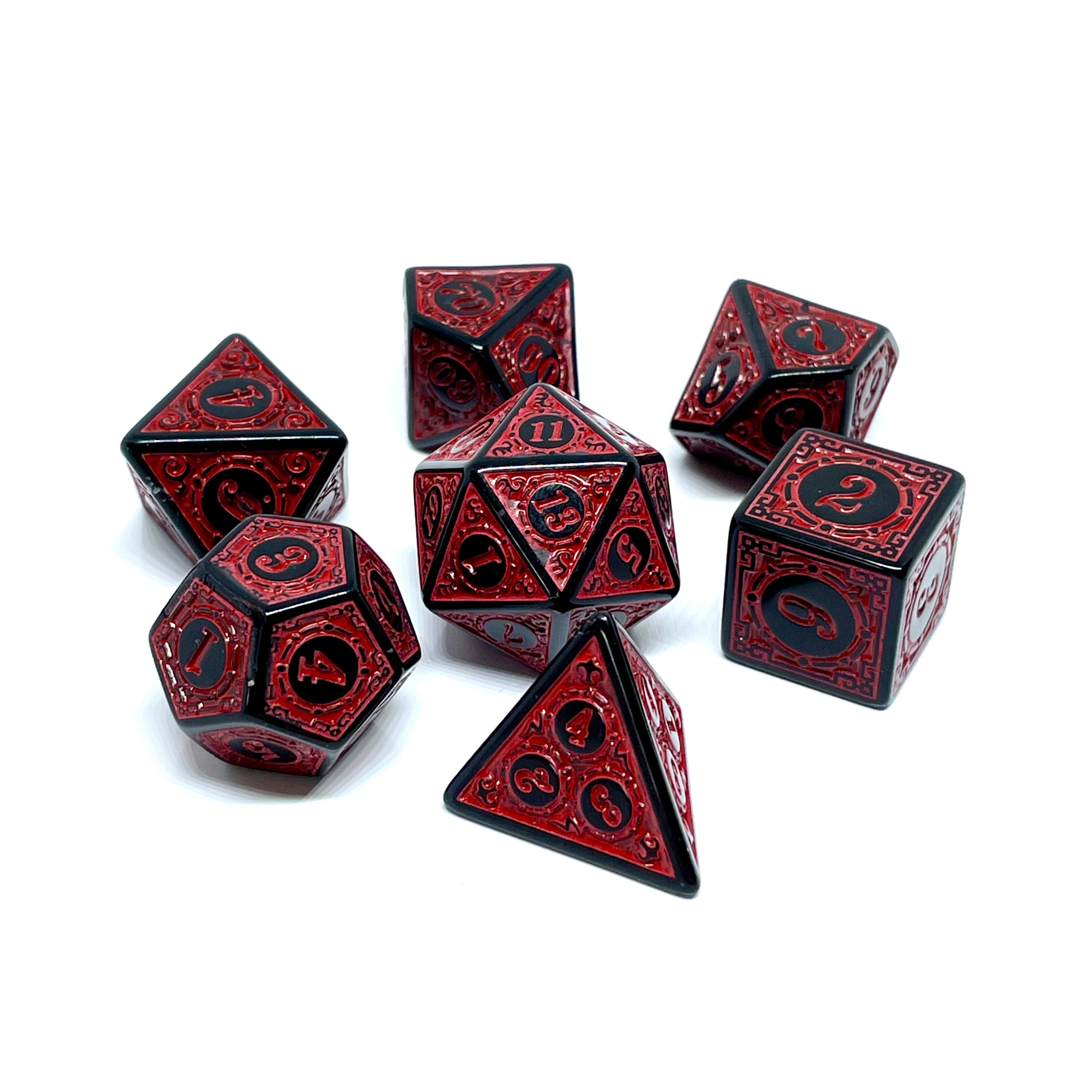 DnD Dice Set - Red Dragon – The Travelling Merchant